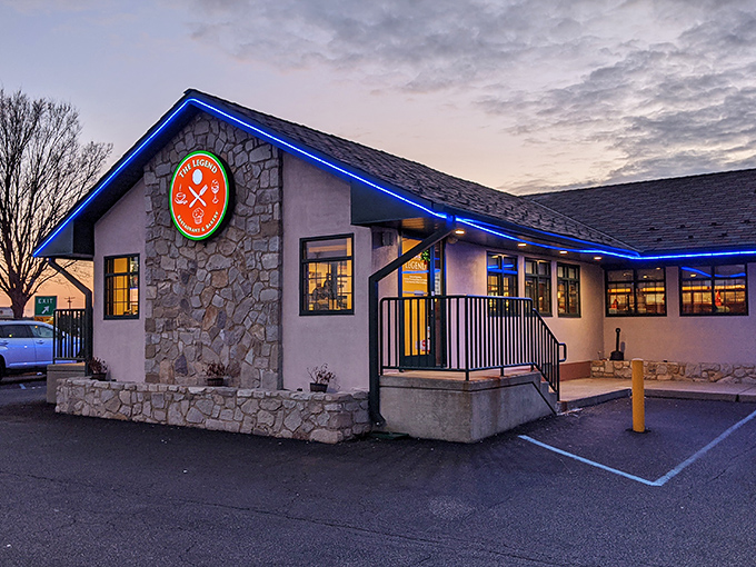 The stone facade and distinctive red clock announce your arrival at breakfast paradise&mdash;no passport required, just an appetite and the willingness to loosen a belt notch.