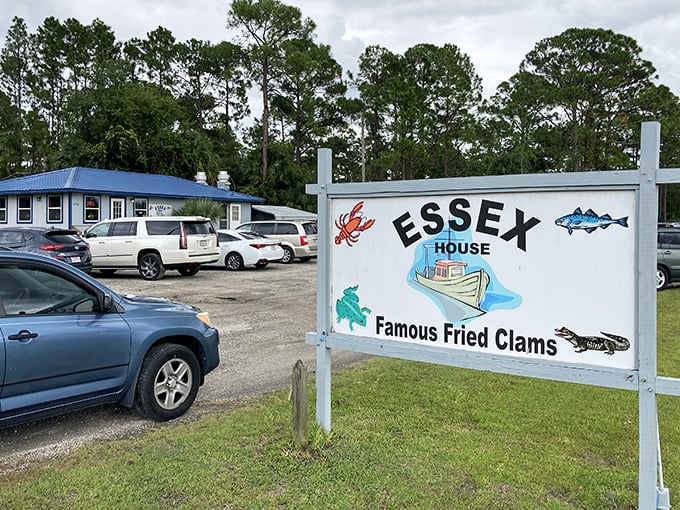 The unassuming blue exterior of Essex Seafood House hides culinary treasures within. Like finding a pearl in an oyster, this modest building delivers extraordinary flavors.