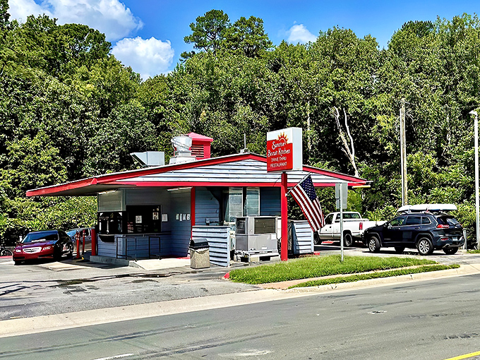 That iconic red and white striped building isn't just a restaurant&mdash;it's a Chapel Hill landmark where breakfast dreams come true daily.