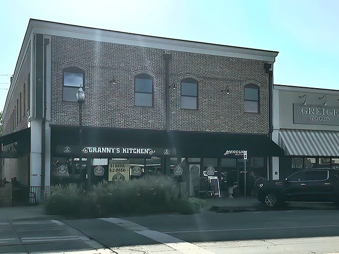 Granny's Kitchen stands proudly in downtown Stillwater, its brick facade and welcoming awning like a beacon for breakfast pilgrims seeking morning salvation.