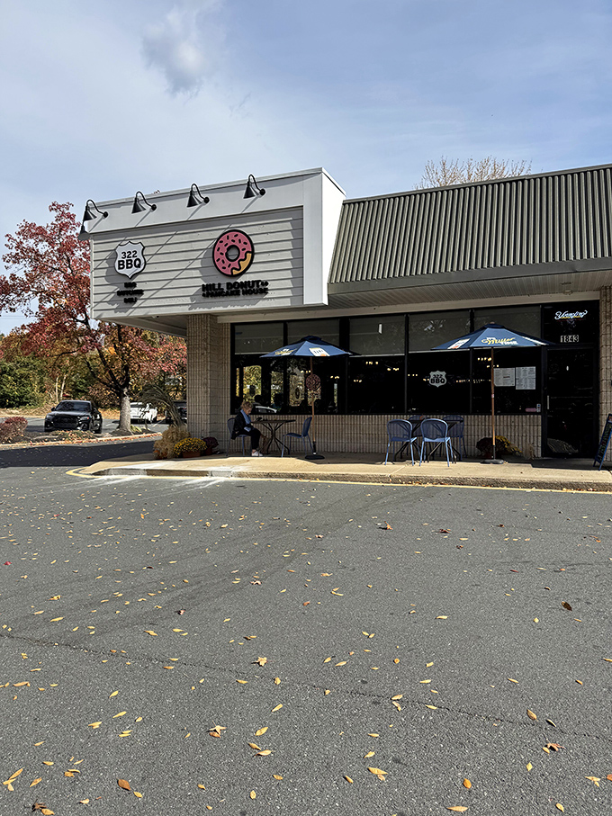 Welcome to donut paradise! Hill Donut Co & Pancake House's unassuming exterior hides a world of sweet delights waiting to be discovered.