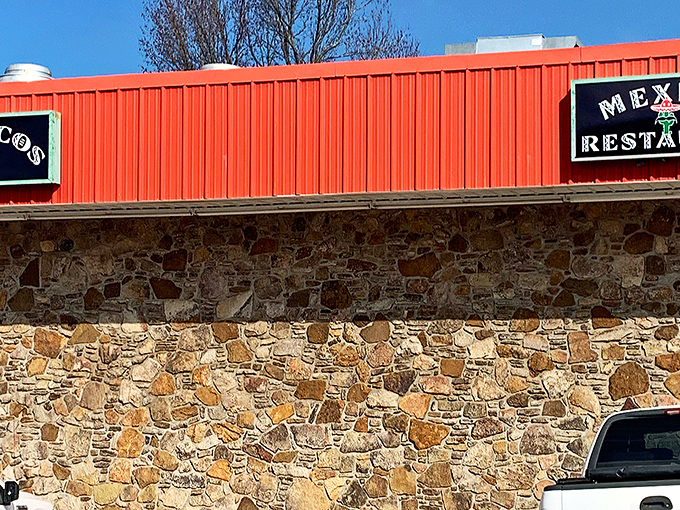 The stone exterior of Los Locos stands as Mountain View's culinary fortress, where pickup trucks in the parking lot signal you've found the locals' Mexican food headquarters.