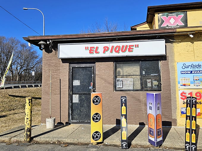 Don't judge this taco book by its cover! El Pique's humble exterior houses flavor explosions that would make your abuela weep with pride.