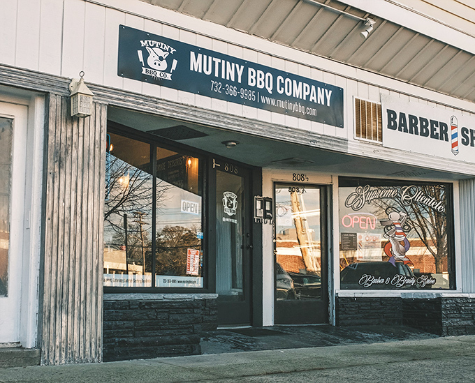 The unassuming storefront hides barbecue greatness like a poker player with four aces. No flash, all substance.