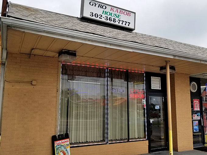 Unassuming on the outside, life-changing on the inside. This tan brick building houses Mediterranean magic that belies its modest exterior.