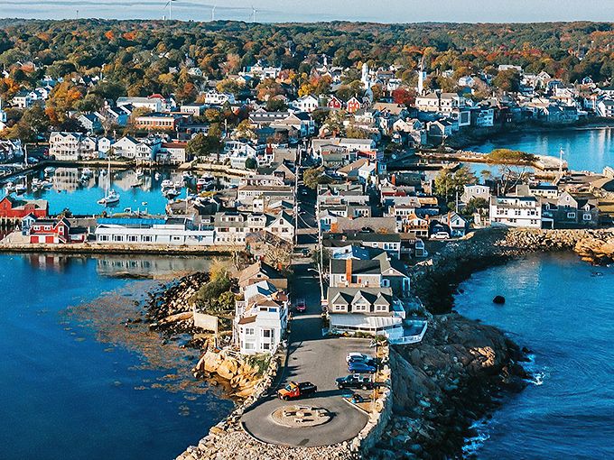 Rockport's rocky coastline offers perfect kayaking adventures, where granite cliffs meet the Atlantic in a geological handshake millions of years in the making. 