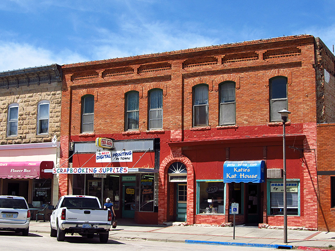 Historic buildings line Chadron's Main Street, where time slows down just enough to remind you what matters in life.