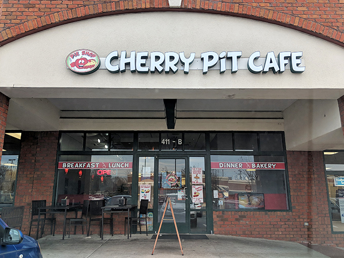 Tucked between a UPS Store and Verizon, this unassuming brick facade houses pie paradise. Who knew heaven had a strip mall address?