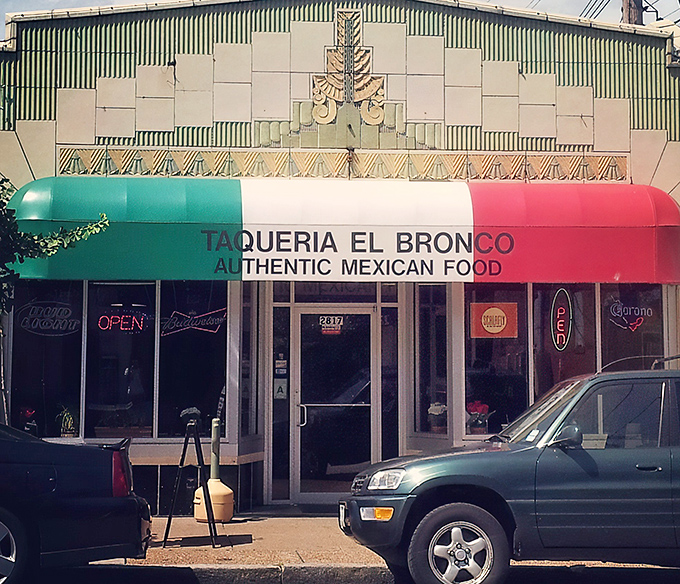 The tri-colored awning proudly declares "AUTHENTIC MEXICAN FOOD" &ndash; a modest promise this Cherokee Street gem delivers on with surprising gusto. 