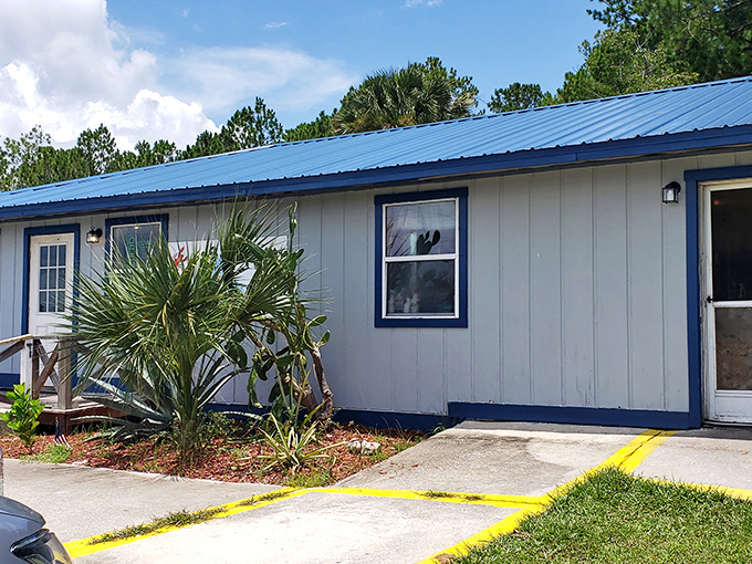 The unassuming blue exterior of Essex Seafood House hides culinary treasures within. Like finding a pearl in an oyster, this modest building delivers extraordinary flavors.