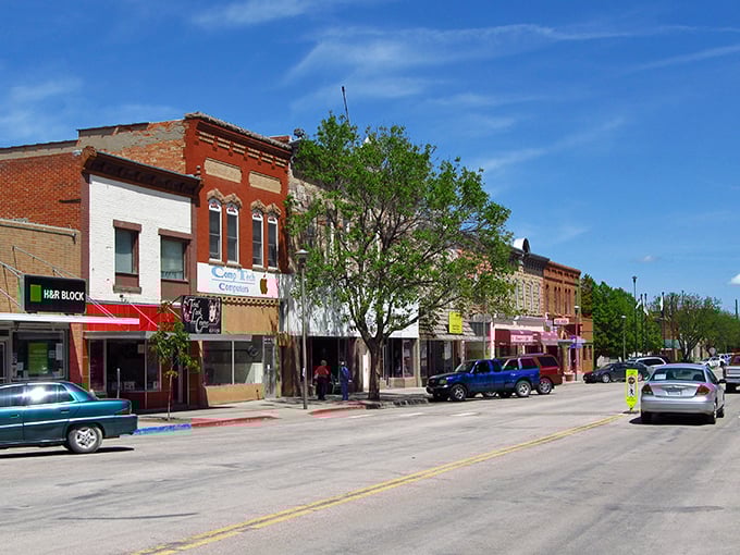 Historic buildings line Chadron's Main Street, where time slows down just enough to remind you what matters in life.