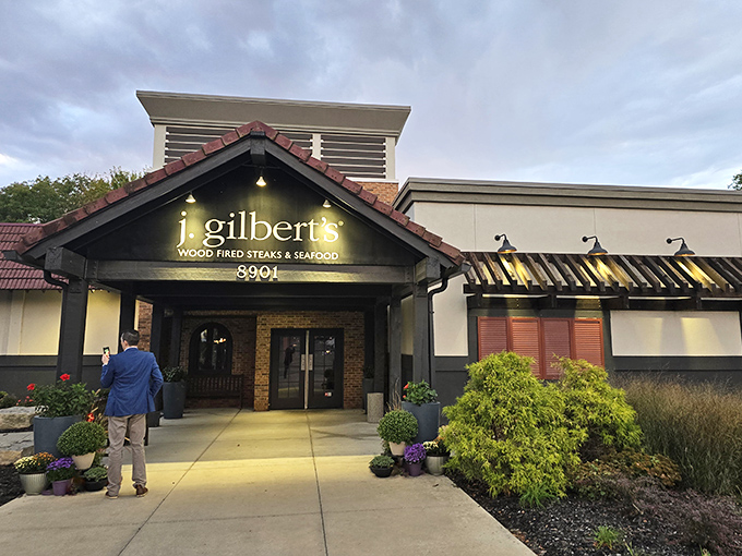 The unassuming brick exterior of J. Gilbert's plays it cool, like a poker champion hiding a royal flush. Kansas knows its steakhouses.
