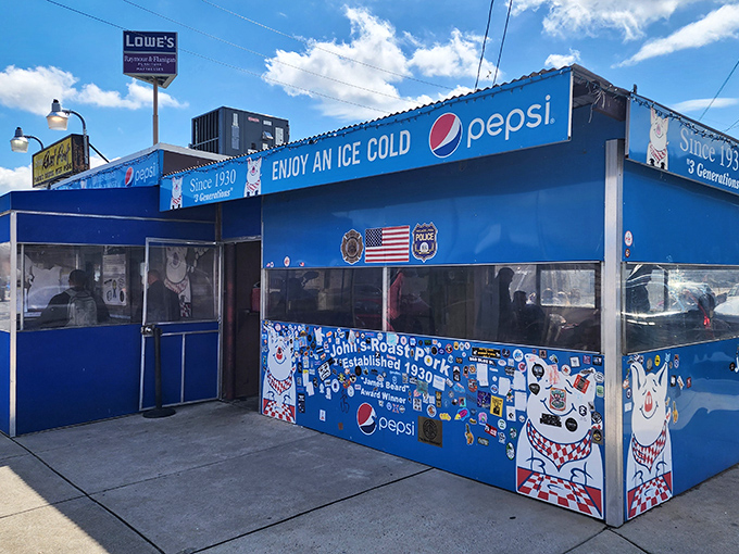 The blue shack with a cartoon pig isn't trying to impress anyone&mdash;until you taste what's inside. Philadelphia's ultimate sandwich shrine since 1930.