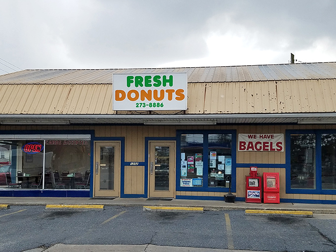 The unassuming beige exterior of Fresh Donuts in Lebanon might not stop traffic, but locals know this humble building houses sweet treasure.