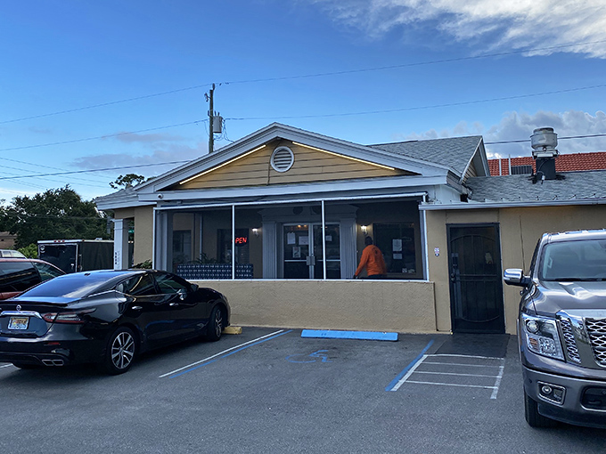 The unassuming exterior of Loyd Have Mercy belies the culinary treasures within. Like finding a diamond in a strip mall, this Titusville gem proves appearances can be deliciously deceiving.