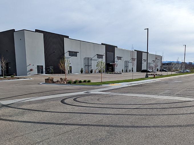 The sleek exterior of K1 Speed in Meridian might look unassuming, but those tire marks tell the real story of what awaits inside.