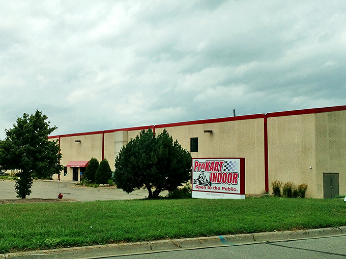 Don't judge a speed sanctuary by its cover! This unassuming exterior houses Minnesota's answer to Monaco&mdash;minus the yachts and European royalty.