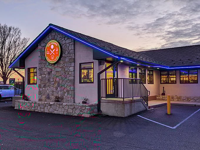 The stone facade and distinctive red clock announce your arrival at breakfast paradise&mdash;no passport required, just an appetite and the willingness to loosen a belt notch.