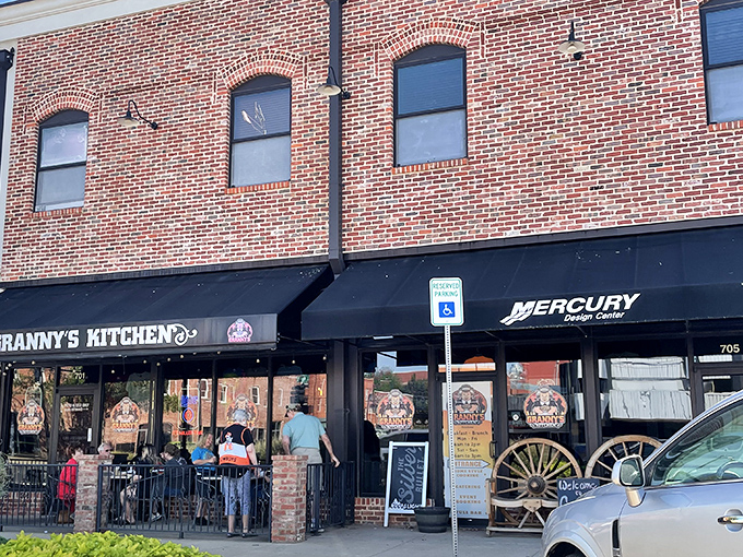 Granny's Kitchen stands proudly in downtown Stillwater, its brick facade and welcoming awning like a beacon for breakfast pilgrims seeking morning salvation.