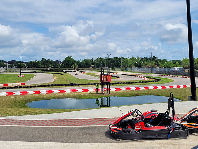 The view doesn't lie&mdash;this isn't your childhood go-kart track. Finishline Performance Karting offers twists, turns, and straightaways worthy of your inner speed demon.