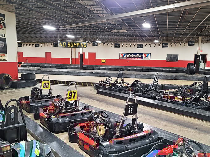 Inside this unassuming building lies a temple of speed where everyday Michiganders transform into weekend warriors.