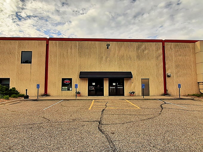 Don't judge a speed sanctuary by its cover! This unassuming exterior houses Minnesota's answer to Monaco&mdash;minus the yachts and European royalty.