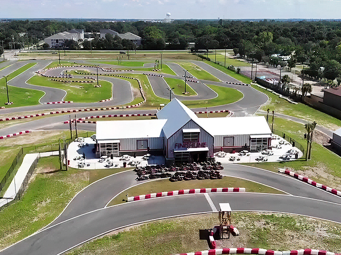 The view doesn't lie&mdash;this isn't your childhood go-kart track. Finishline Performance Karting offers twists, turns, and straightaways worthy of your inner speed demon.