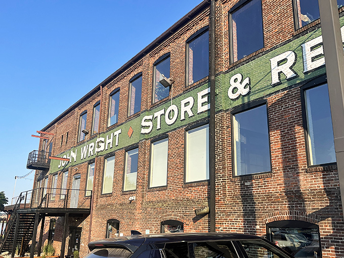 This imposing brick fortress isn't guarding the crown jewels&mdash;it's protecting something better: seafood treasures waiting to be discovered inside John Wright Restaurant.