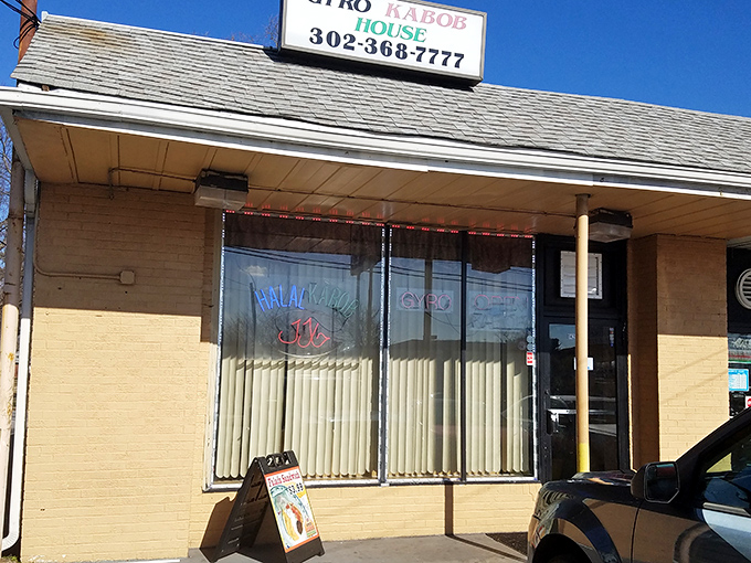 Unassuming on the outside, life-changing on the inside. This tan brick building houses Mediterranean magic that belies its modest exterior.