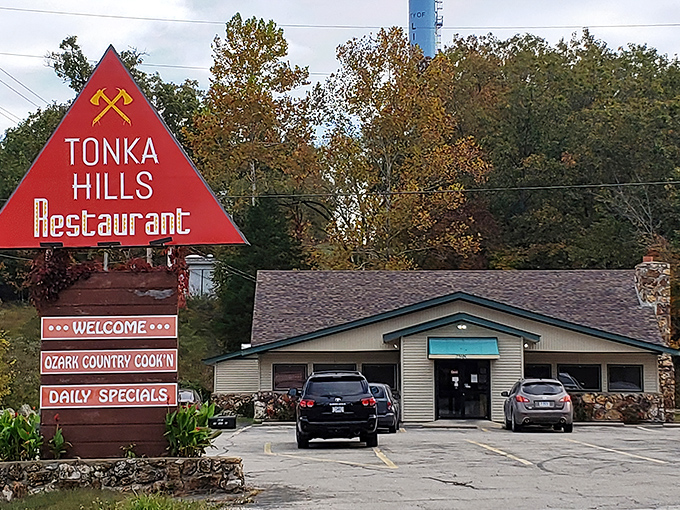 Modesty has never tasted so good! Tonka Hills' unassuming exterior hides culinary treasures that locals have been keeping secret from lake tourists for years.