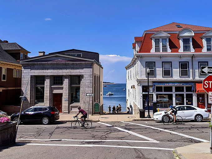 Rockport's rocky coastline offers perfect kayaking adventures, where granite cliffs meet the Atlantic in a geological handshake millions of years in the making.
