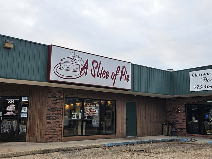 The neon glow of pie paradise beckons from this unassuming corner spot. After dark, it's Rolla's dessert lighthouse guiding sugar-seekers home.