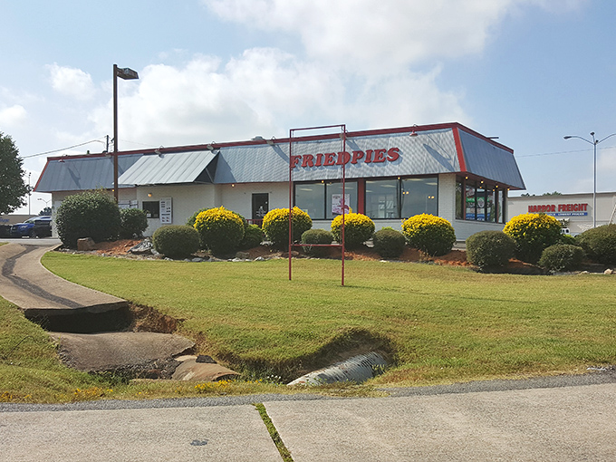 The unassuming exterior hides culinary treasures within. Like finding a Picasso at a yard sale, this Jacksonville gem rewards those who venture inside.