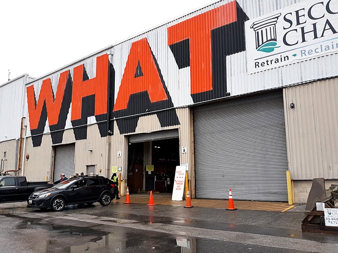 The iconic "WHAT" sign on Second Chance's exterior isn't just a question&mdash;it's an invitation to discover treasures that will make your friends ask exactly that.