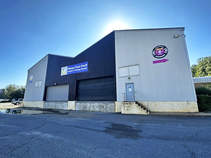 Don't let the unassuming warehouse exterior fool you&mdash;inside this corrugated metal time machine awaits 60,000 square feet of vintage treasures. 