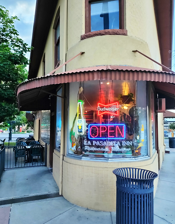 That iconic yellow building with its distinctive pyramid roof isn't just architectural whimsy&mdash;it's a beacon of authentic Mexican flavors hiding in plain sight.