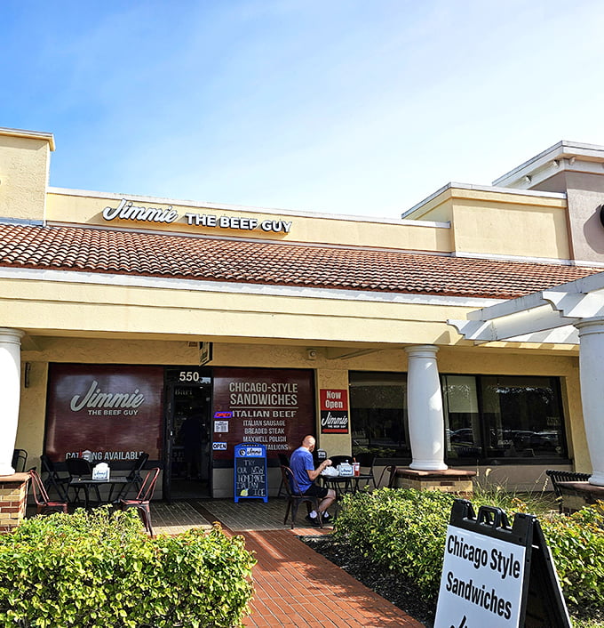 Nestled in a Bonita Springs strip mall, Jimmie The Beef Guy's unassuming exterior hides culinary treasures that would make Chicago natives weep with joy.