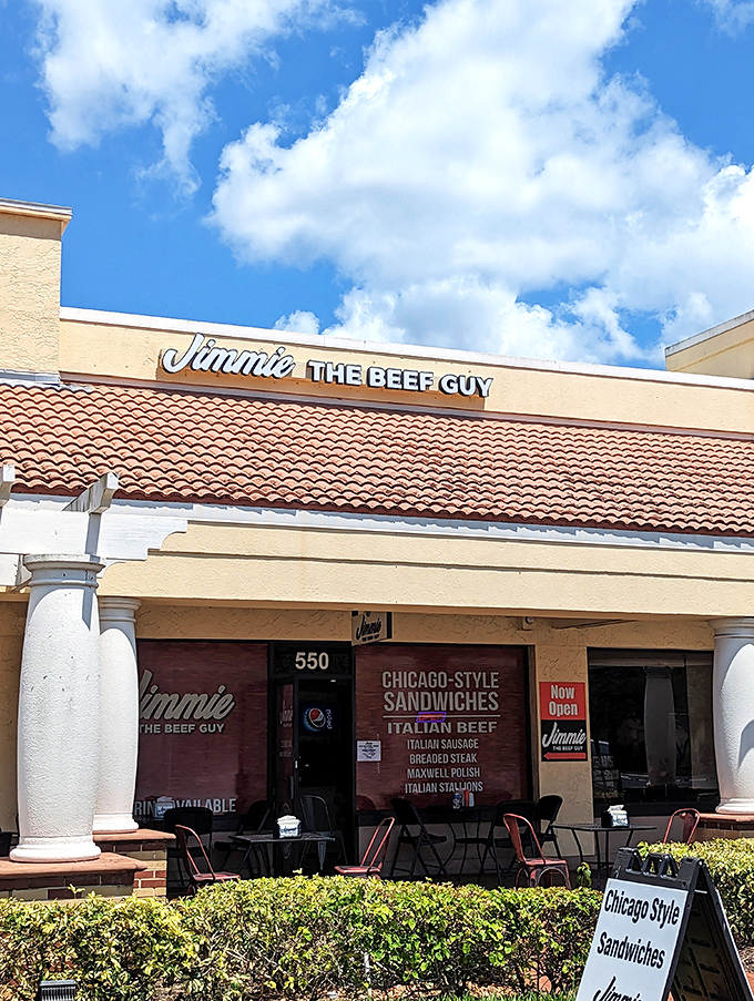 Nestled in a Bonita Springs strip mall, Jimmie The Beef Guy's unassuming exterior hides culinary treasures that would make Chicago natives weep with joy.