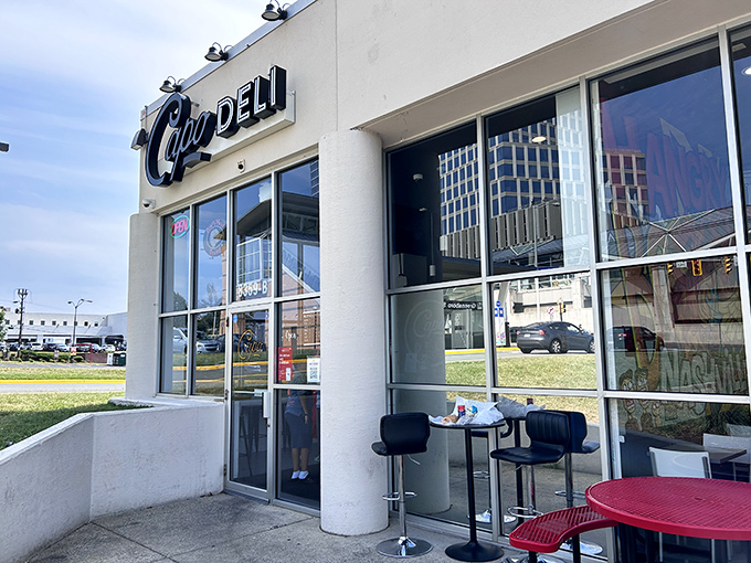 The unassuming storefront of Capo Deli beckons with its simple elegance. Like all great food discoveries, it doesn't need flashy gimmicks to announce its greatness.