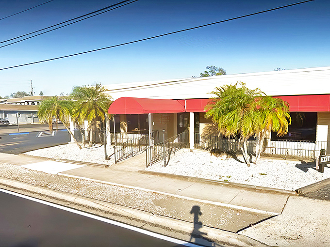 The iconic red Kissin' Cuzzins sign stands sentinel on 34th Street, a beacon of breakfast hope that's been guiding hungry St. Petersburg locals for decades.