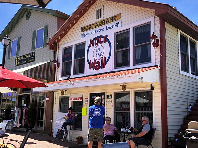 The sign says it all &ndash; this isn't just a restaurant, it's a declaration of honest dining principles wrapped in small-town charm.