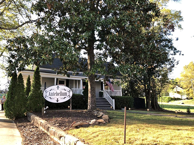 The stately front porch welcomes you like a Southern grandmother&mdash;elegant, inviting, and hiding delicious secrets behind that charming fa&ccedil;ade.