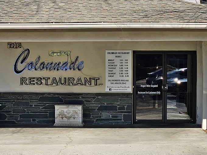 The unassuming exterior of The Colonnade belies the culinary treasures within. Like finding a Picasso at a yard sale, this Atlanta institution delivers big on flavor.