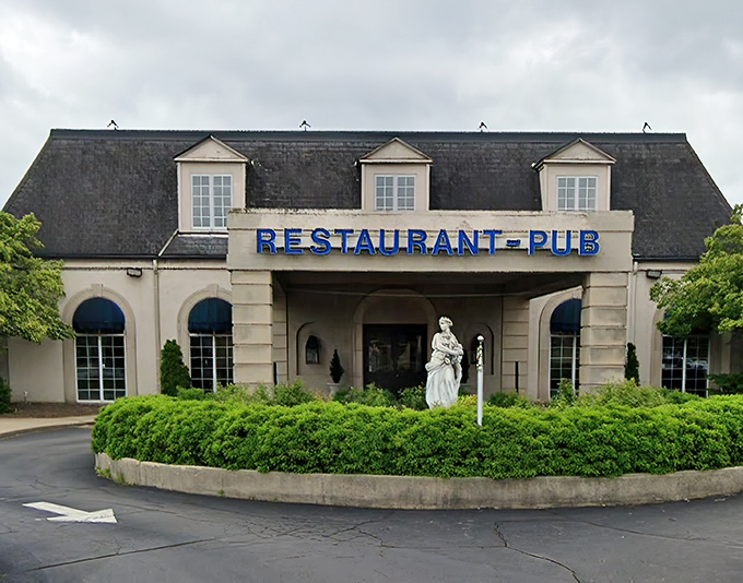 The Library's stately exterior welcomes you like a good book's opening chapter&mdash;elegant, inviting, and promising delicious stories within.