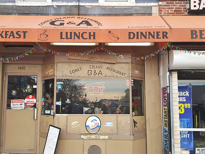 The unassuming storefront that launched a thousand cravings. G&A's orange awning has been beckoning hungry Marylanders to Philadelphia Road since 1927.
