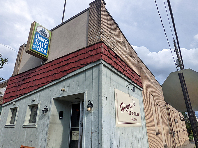The unassuming exterior of Henry's Salt of the Sea looks like it floated in from a New England fishing village and dropped anchor in Allentown.