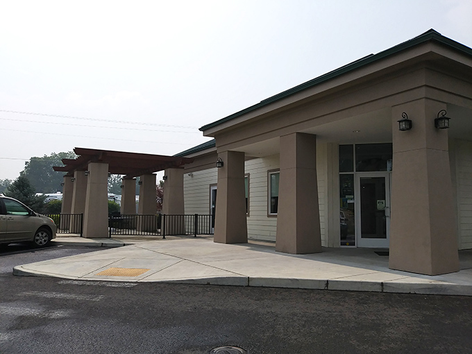 Debby's Diner stands proudly against Oregon's sky, its checkered sign promising a journey back to simpler times when calories weren't counted, just enjoyed.