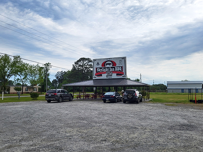 The Capitol dome crowning Skylight Inn speaks volumes &ndash; when your barbecue earns architectural bragging rights, you know you've arrived at someplace special. 