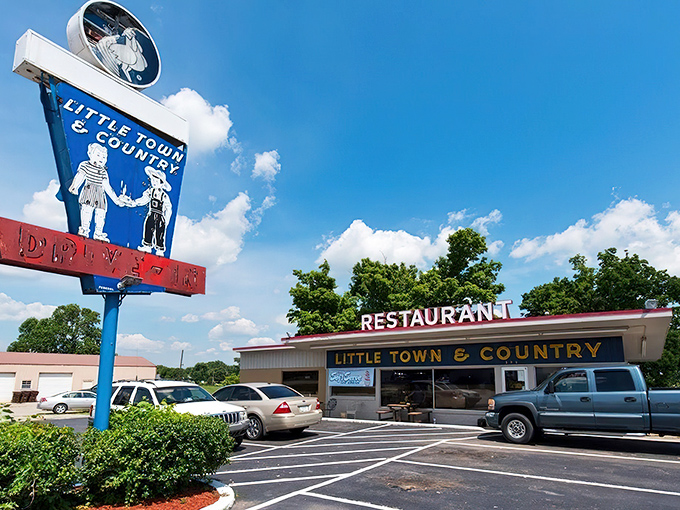 Little Town & Country Restaurant looks unassuming, but that packed parking lot tells the real story&mdash;culinary treasures await inside.
