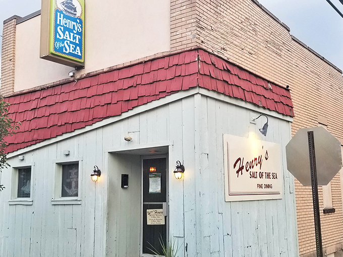 The unassuming exterior of Henry's Salt of the Sea looks like it floated in from a New England fishing village and dropped anchor in Allentown.